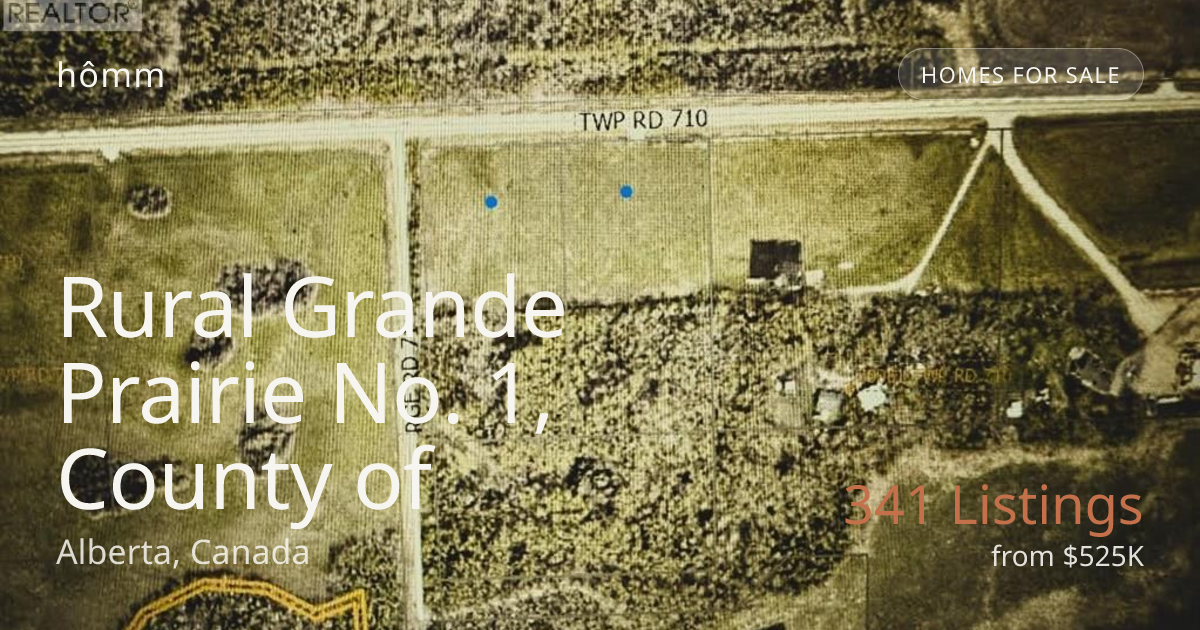 Rural Grande Prairie No. 1, County of Real Estate | 328 Homes for Sale ...